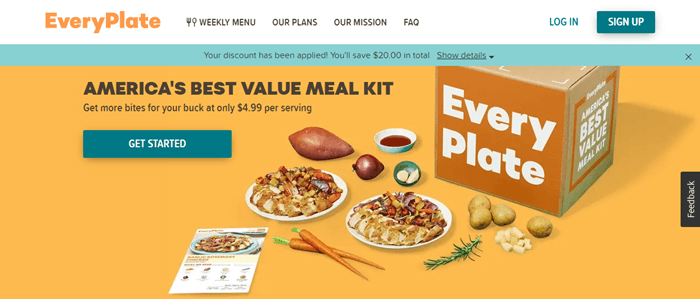 EveryPlate Review - D2C Fan